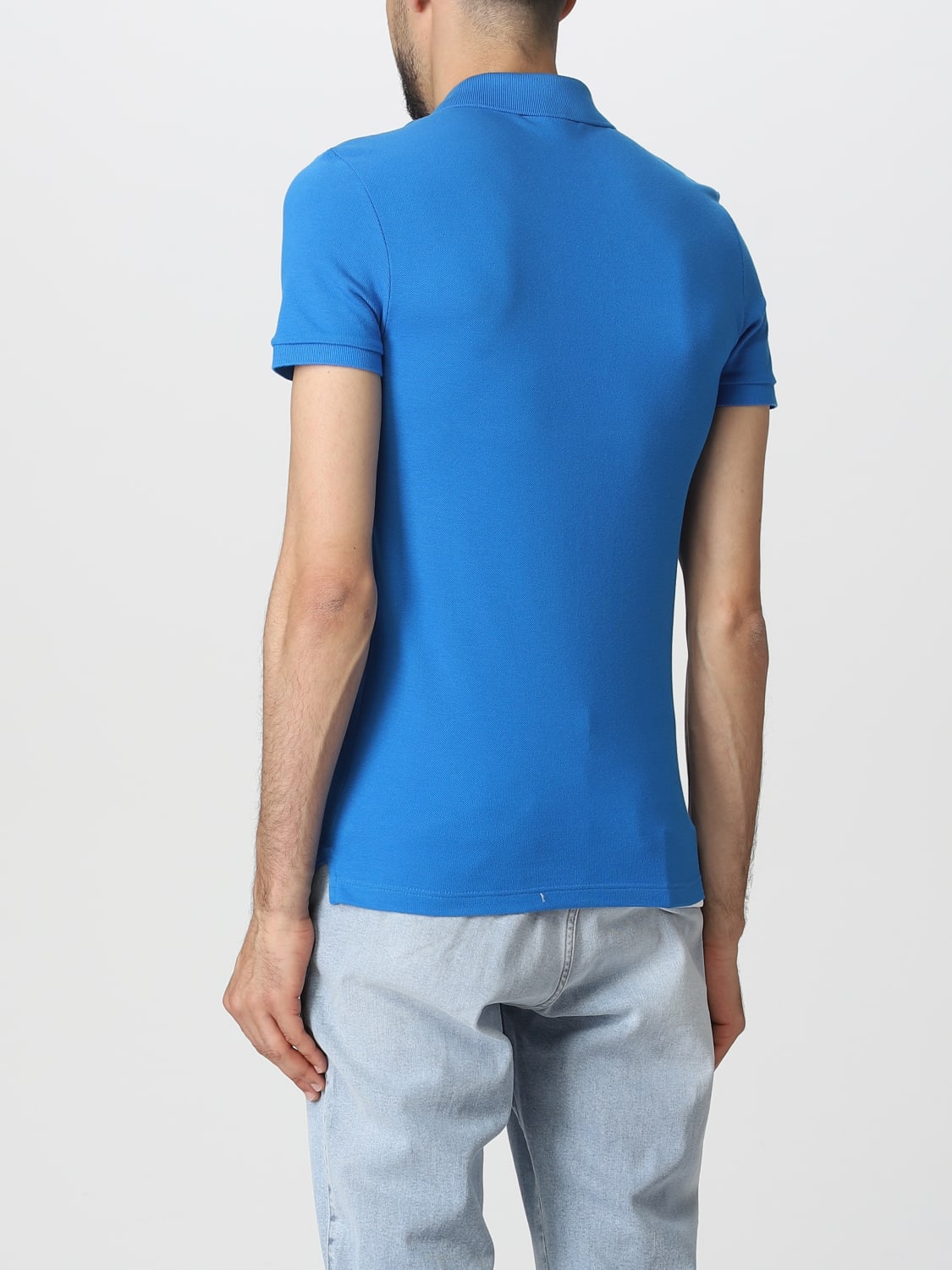 Lacoste Outlet: polo shirt for men - Gnawed Blue | Lacoste polo shirt PH4012 online at GIGLIO.COM