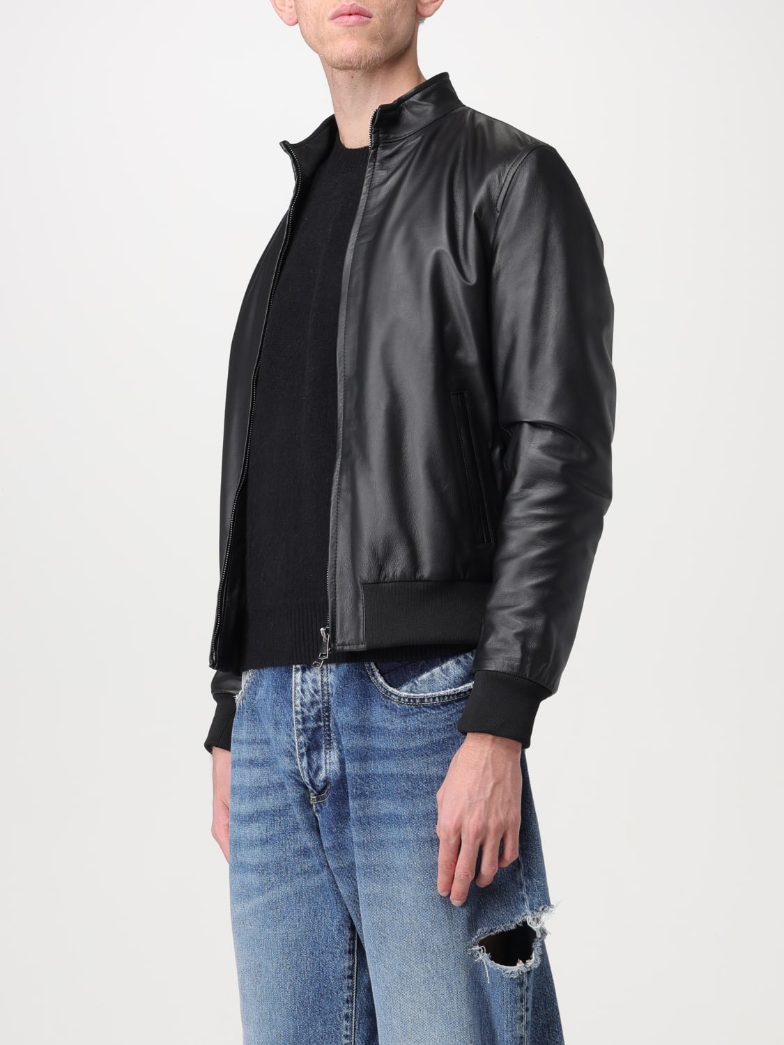 XC: jacket for man - Black | Xc jacket BOMBER LUCIANO online at GIGLIO.COM