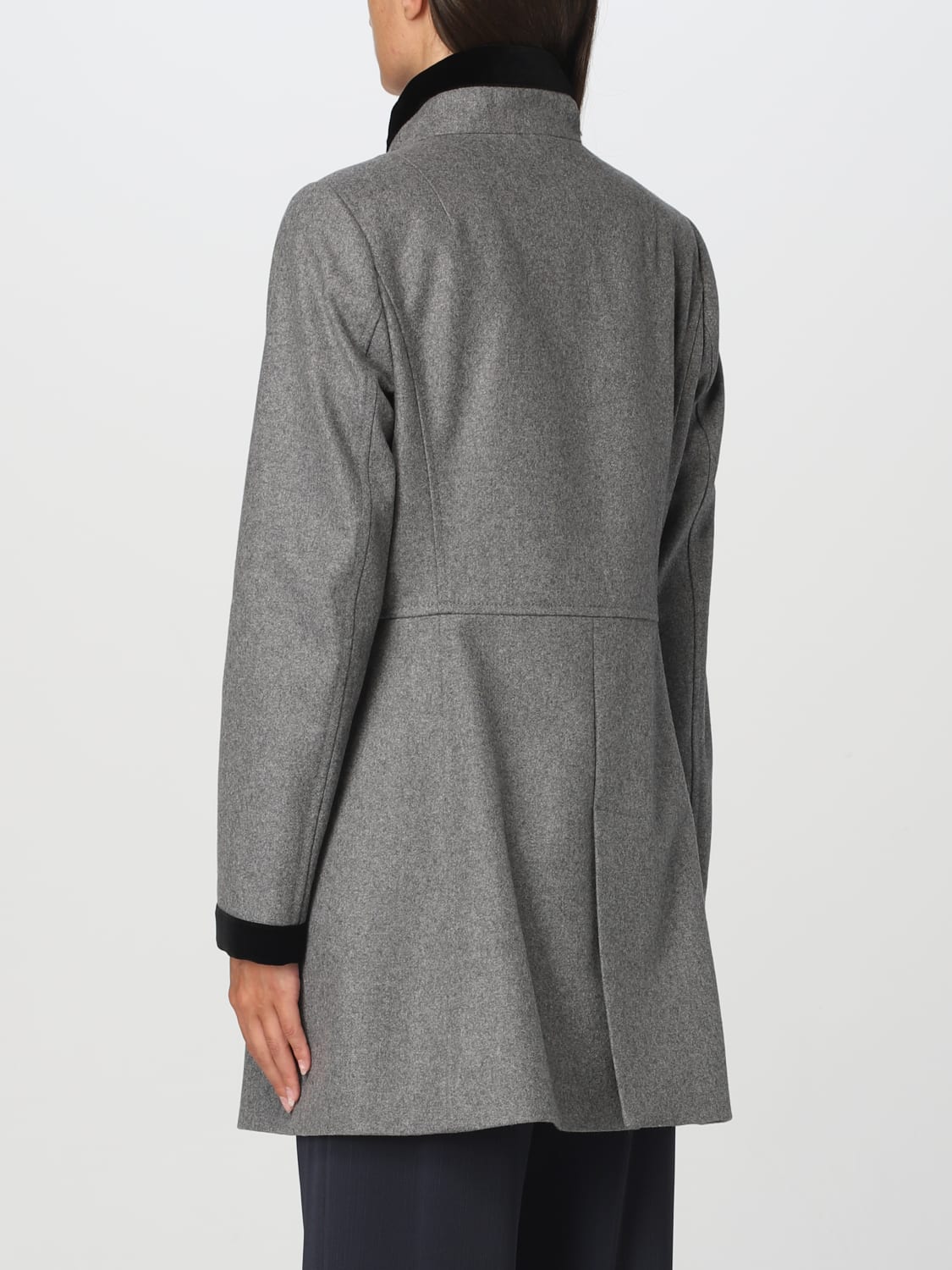 FAY: Coat woman - Grey | FAY coat NAW50474000UKM online at GIGLIO.COM