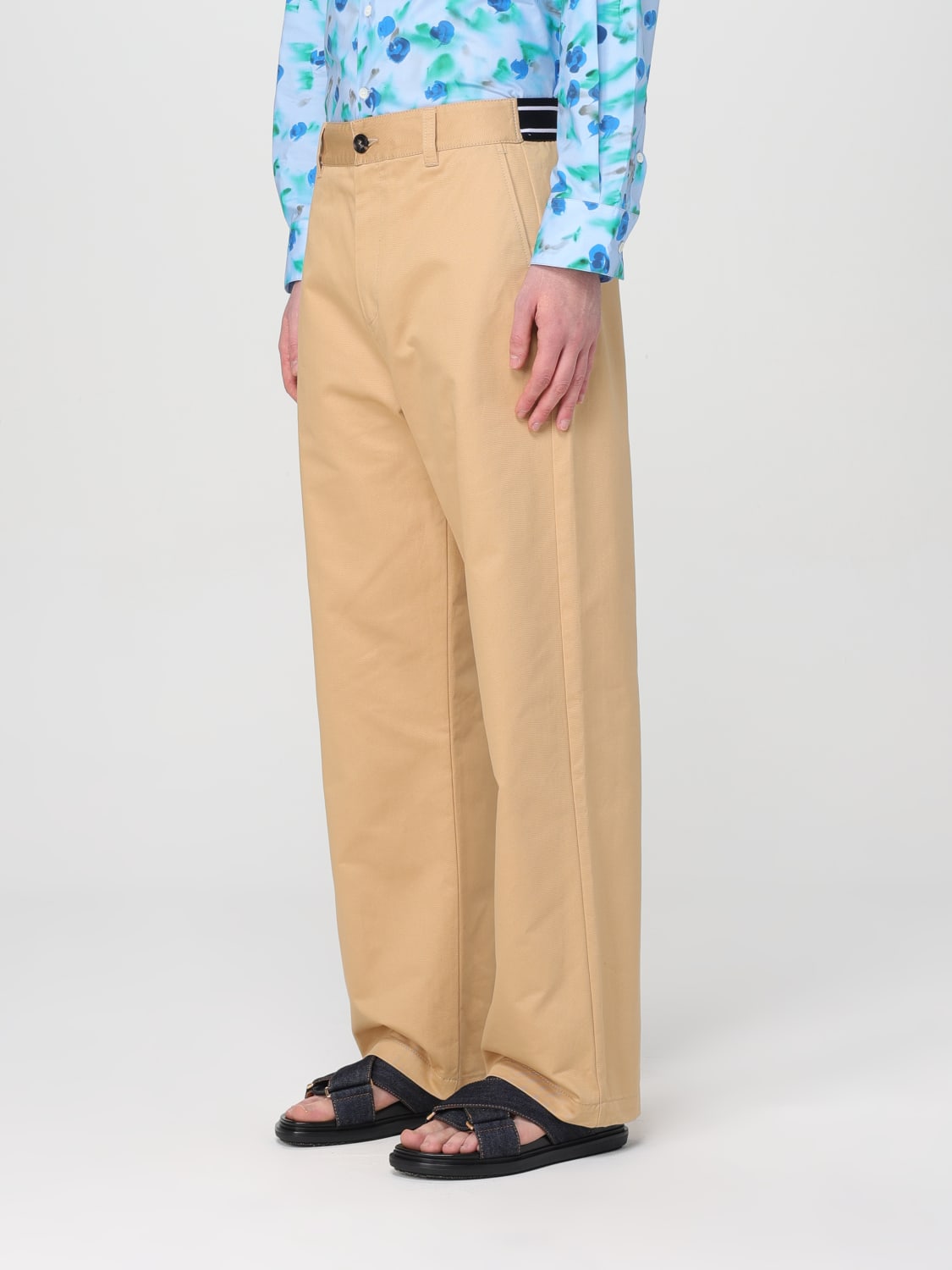 MARNI: Pants men - Cream | MARNI pants PUMU0242A0UTC311 online at ...