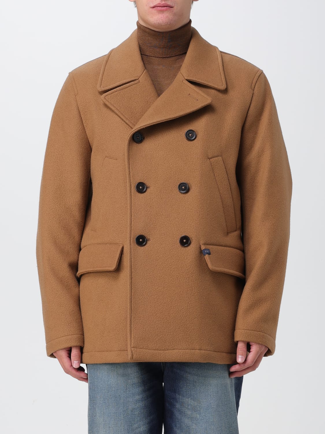 FAY Outlet: Caban in lana e cashmere - Marrone | Cappotto FAY ... FAY Outlet: Caban in lana e cashmere - Marrone | Cappotto FAY ...