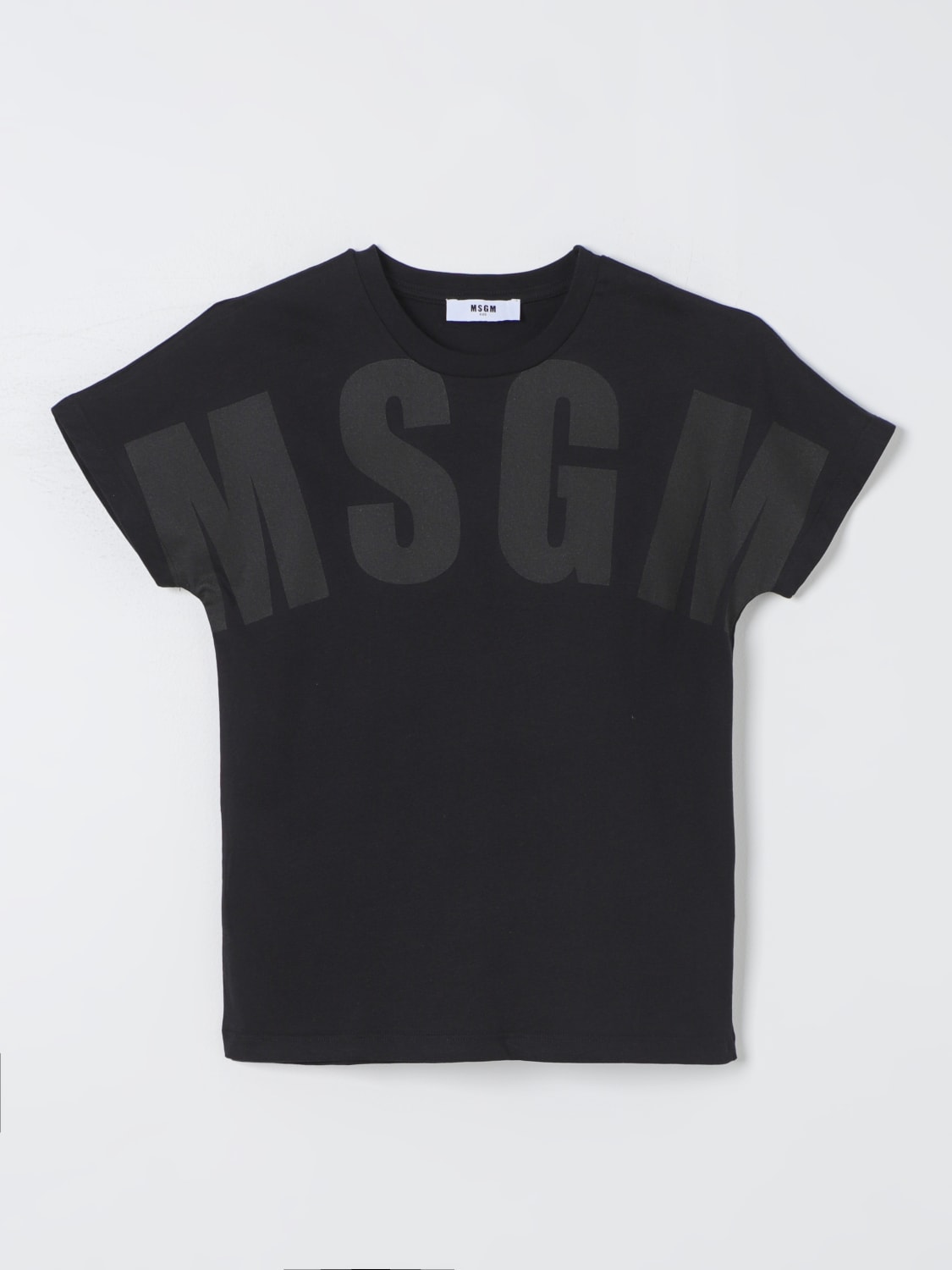 MSGM KIDS: 티셔츠 남아 - 블랙 | GIGLIO.COM에서 MSGM KIDS 티셔츠 S4MSJUTH006 상품들을 온라인으로 만나보세요