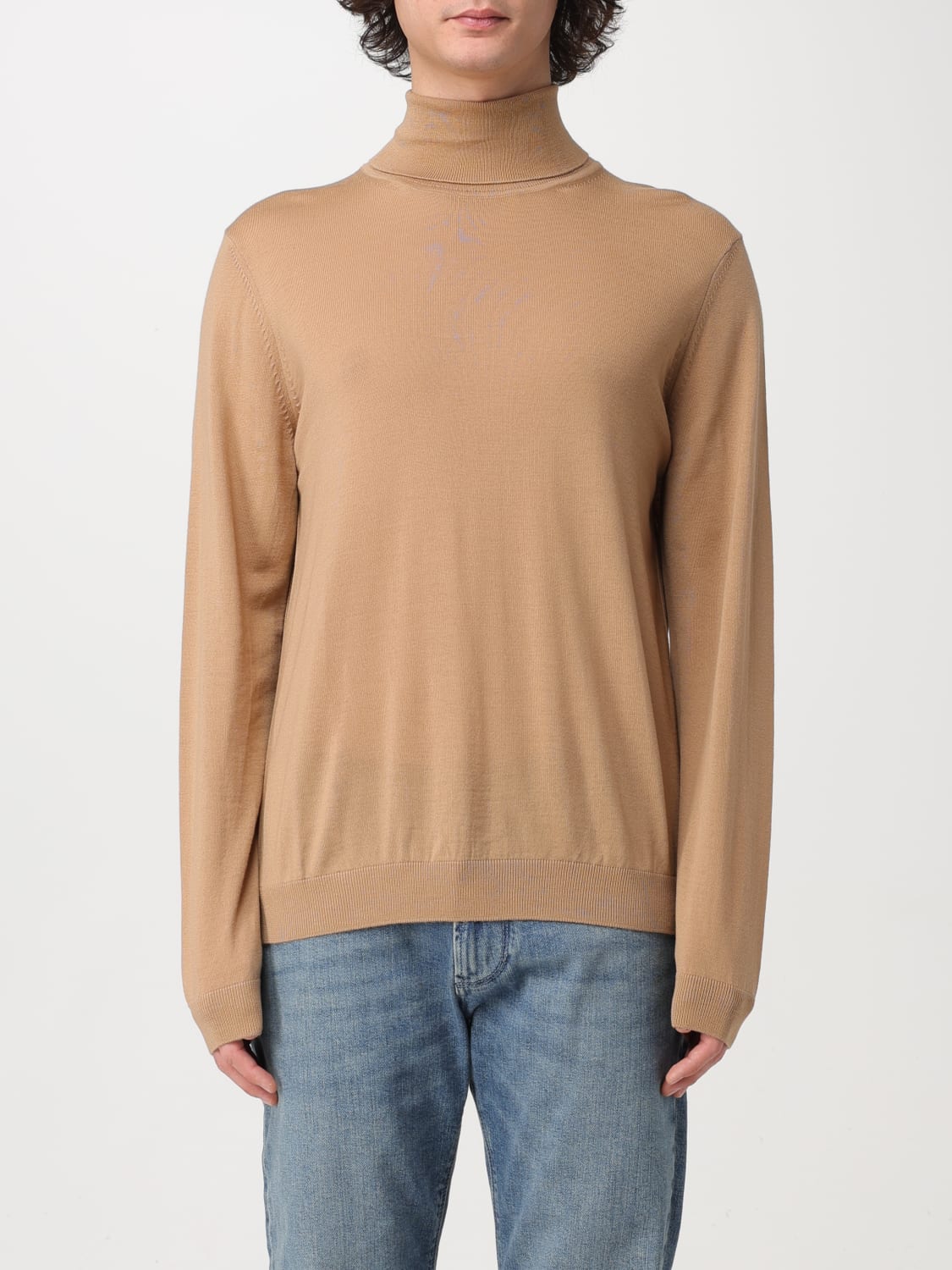 BOSS: Sweater men - Beige | BOSS sweater 50468262 online at GIGLIO.COM