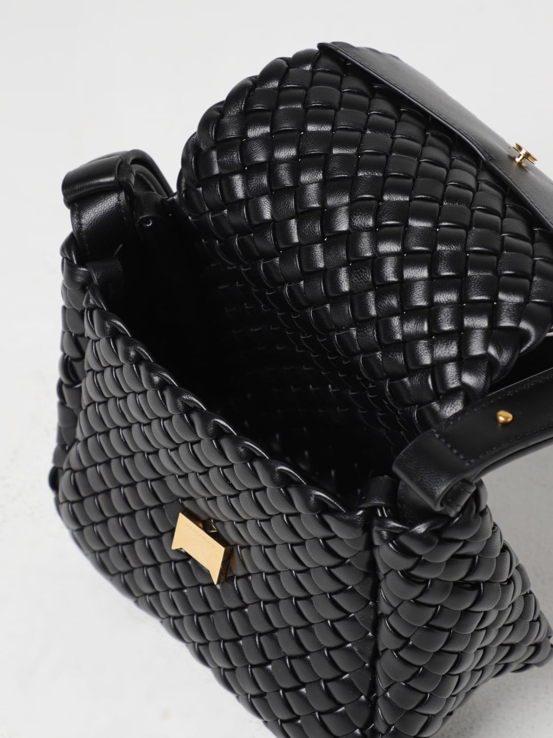 BOTTEGA VENETA: mini bag for woman - Black | Bottega Veneta mini bag ...