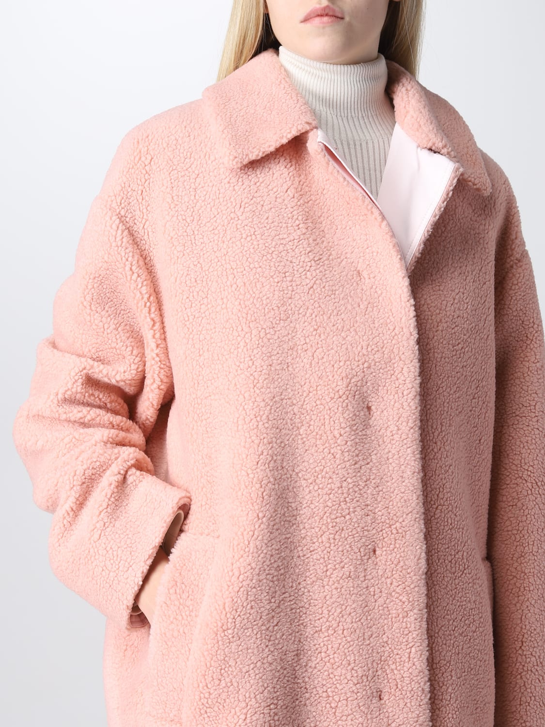 Manuel Ritz Outlet: coat for woman - Pink | Manuel Ritz coat ...