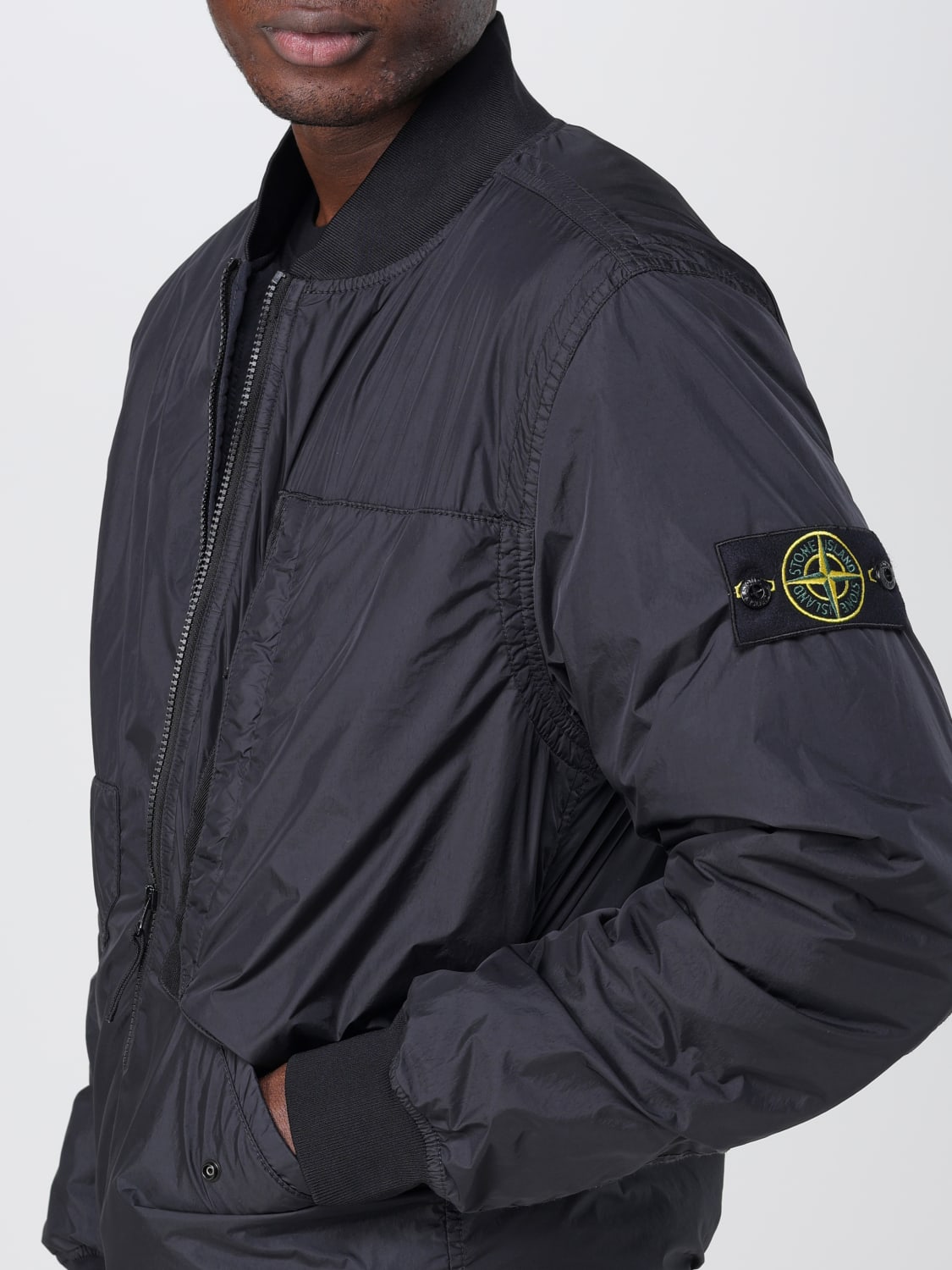 STONE ISLAND: jacket for man - Black | Stone Island jacket 40923 online ...