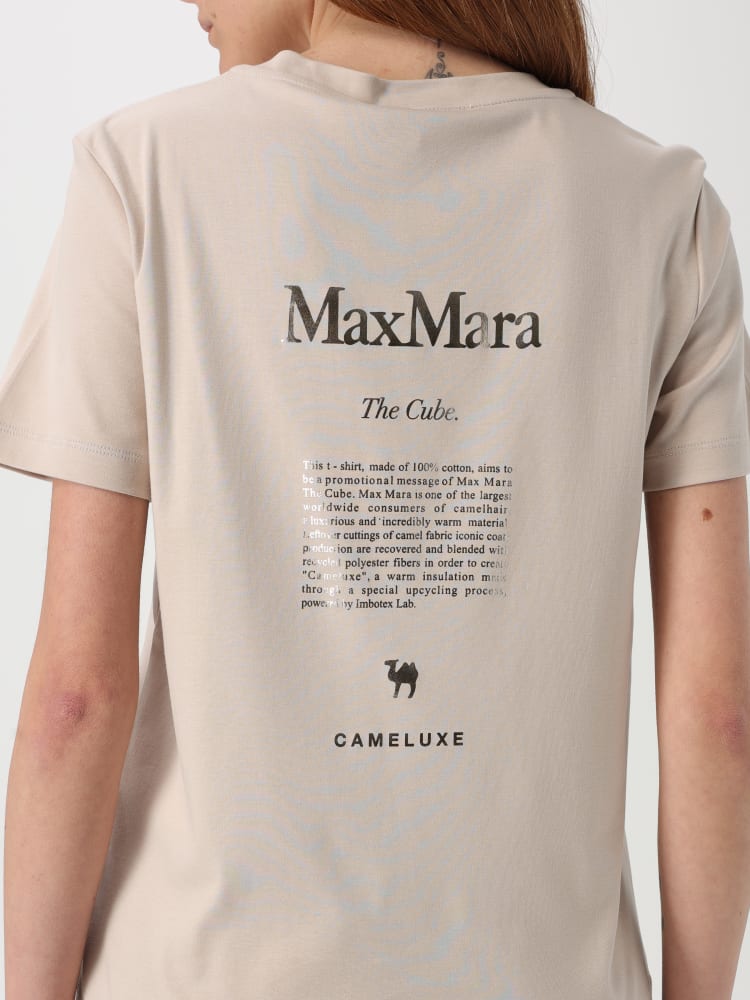 'S MAX MARA: T-shirt woman - Beige | 'S Max Mara t-shirt 2519971011600 online at GIGLIO.COM