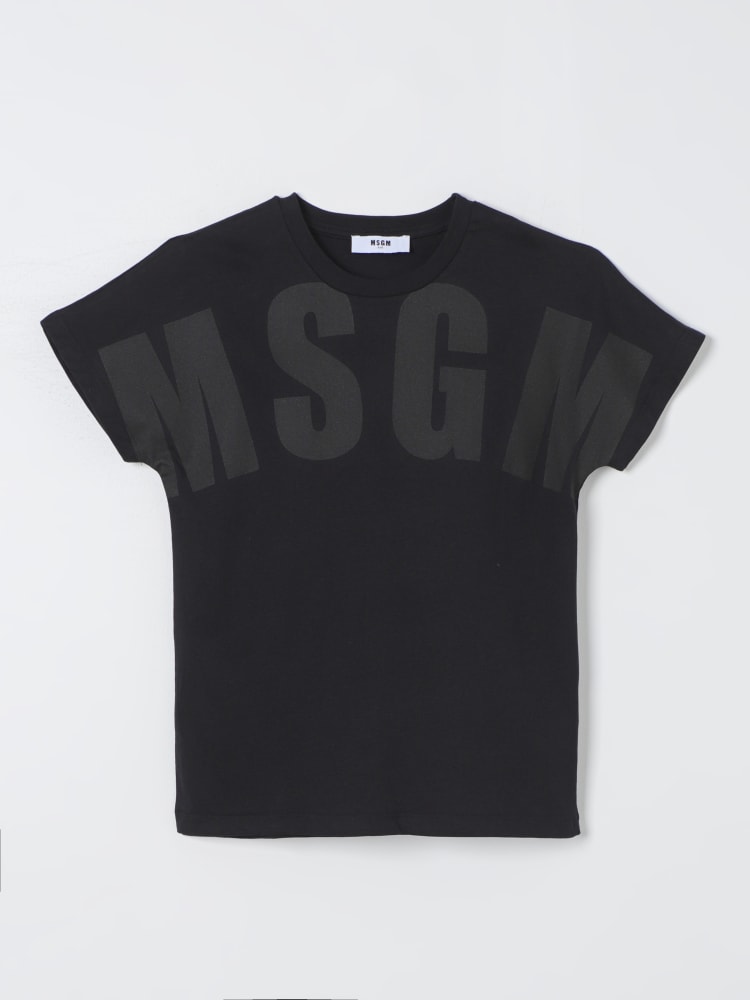 MSGM KIDS: 티셔츠 남아 - 블랙 | GIGLIO.COM에서 MSGM Kids 티셔츠 S4MSJUTH006 상품들을 온라인으로 만나보세요