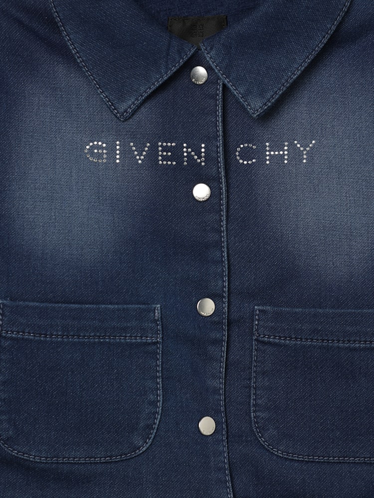 GIVENCHY: Jacket kids - Blue | Givenchy jacket H30646 online at GIGLIO.COM