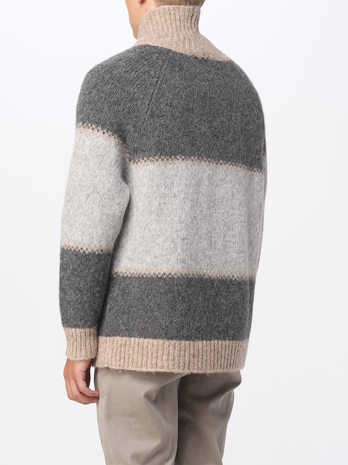 Giorgio Armani Outlet: Sweater men - Beige | Giorgio Armani Giorgio Armani Outlet: Sweater men - Beige | Giorgio Armani
