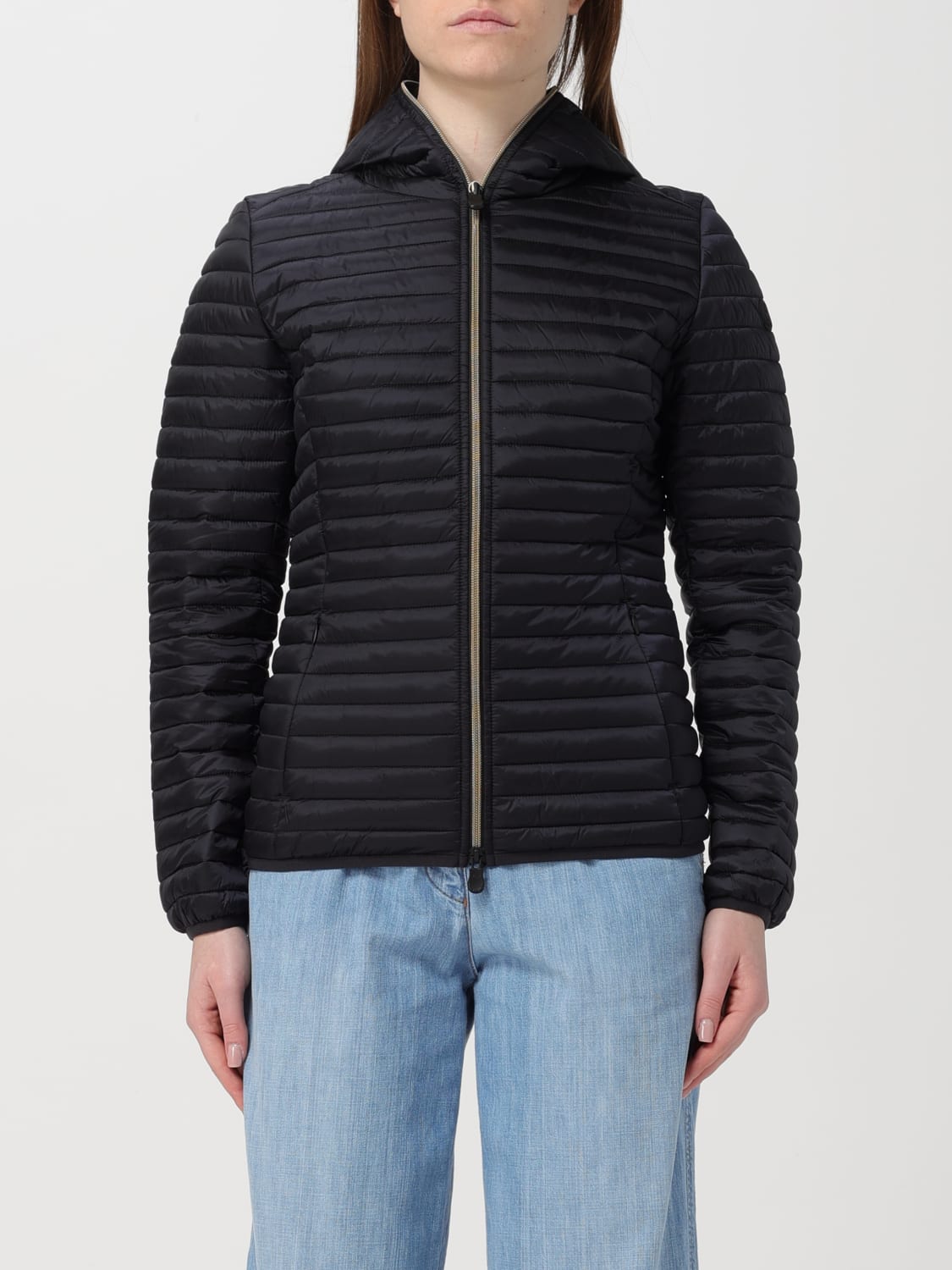 SAVE THE DUCK: Jacket woman - Black | Save The Duck jacket D33620WIRIS18 online at GIGLIO.COM