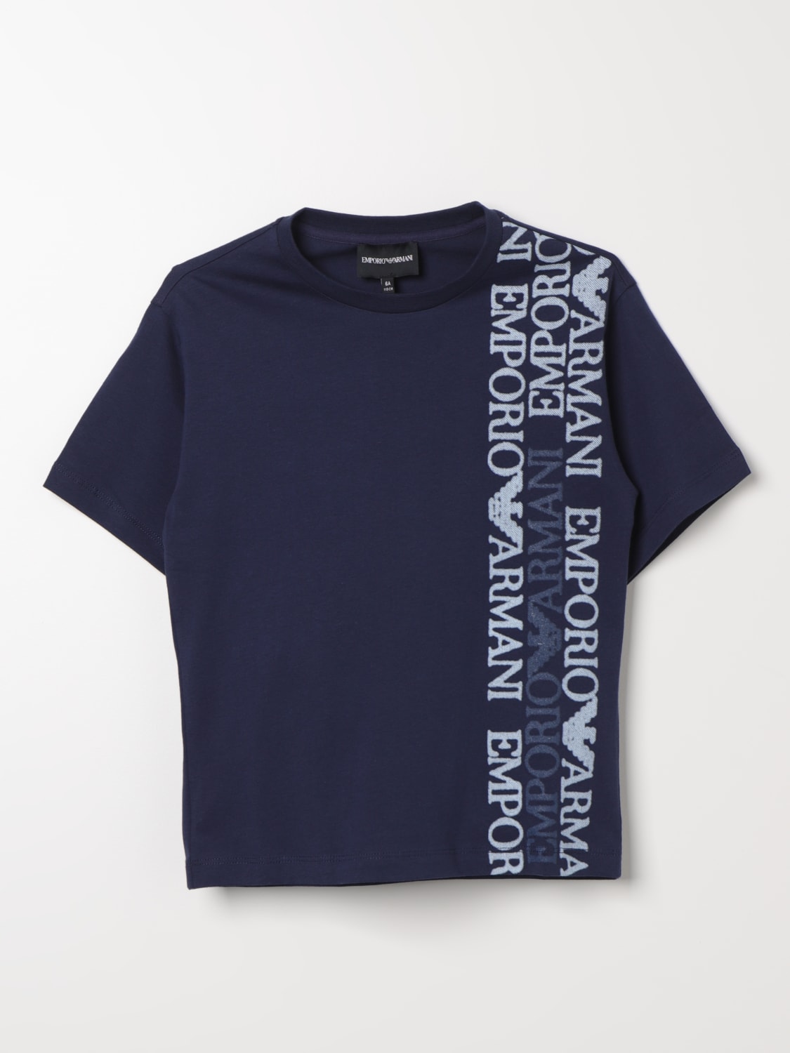 EMPORIO ARMANI T shirt enfant Kids Bleu T Shirt Emporio Armani 3D4TJ44J5UZ en ligne sur GIGLIO.COM