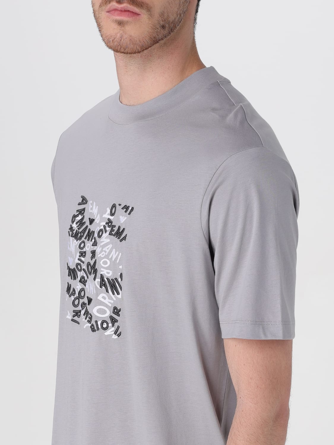 Emporio armani grey t shirt store