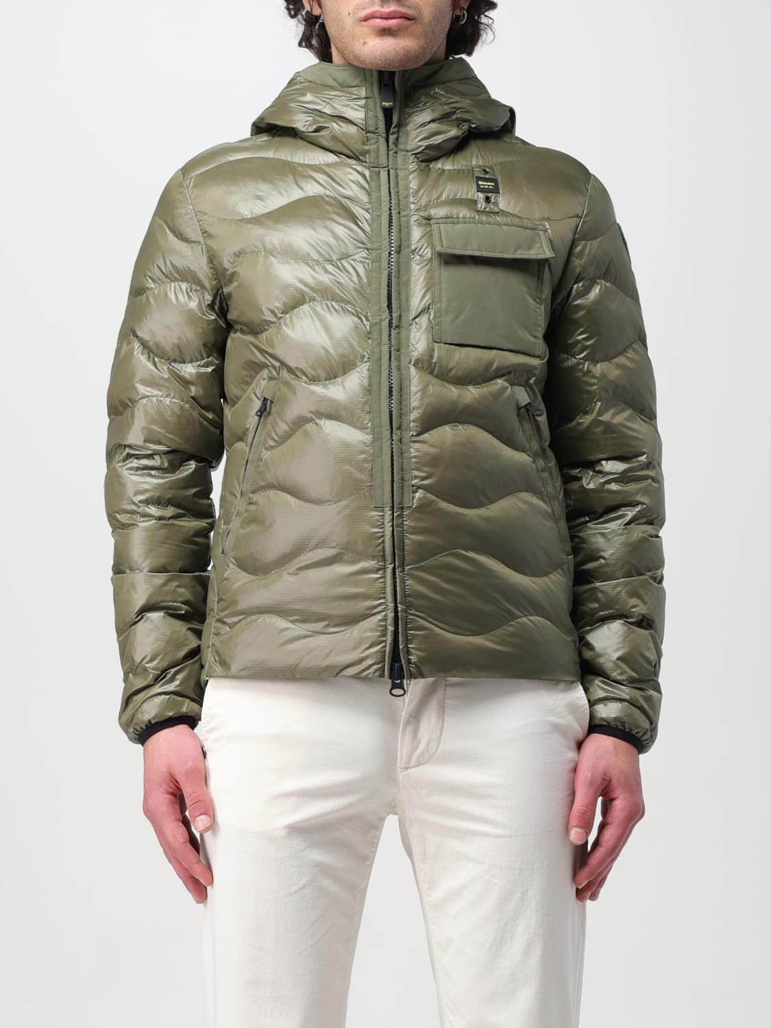 BLAUER: Jacket men - Military | Blauer jacket 24SBLUC020575958 online ...