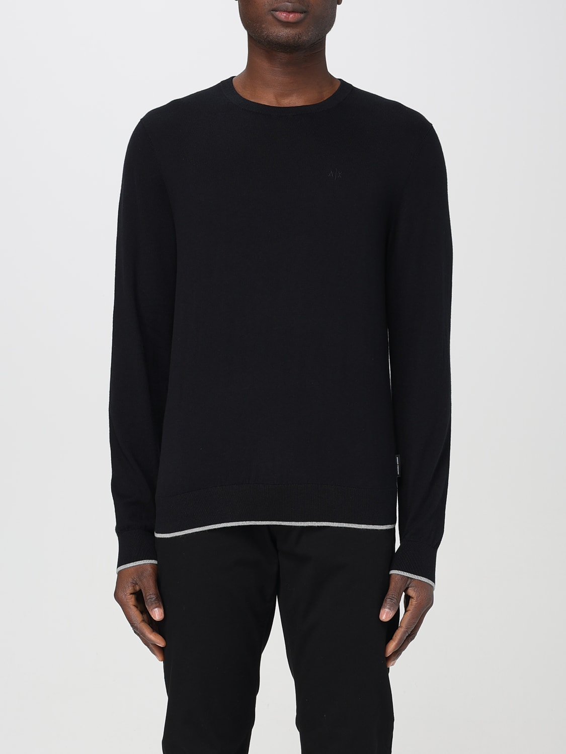 ARMANI EXCHANGE: Sweater men - Black | Armani Exchange sweater ...