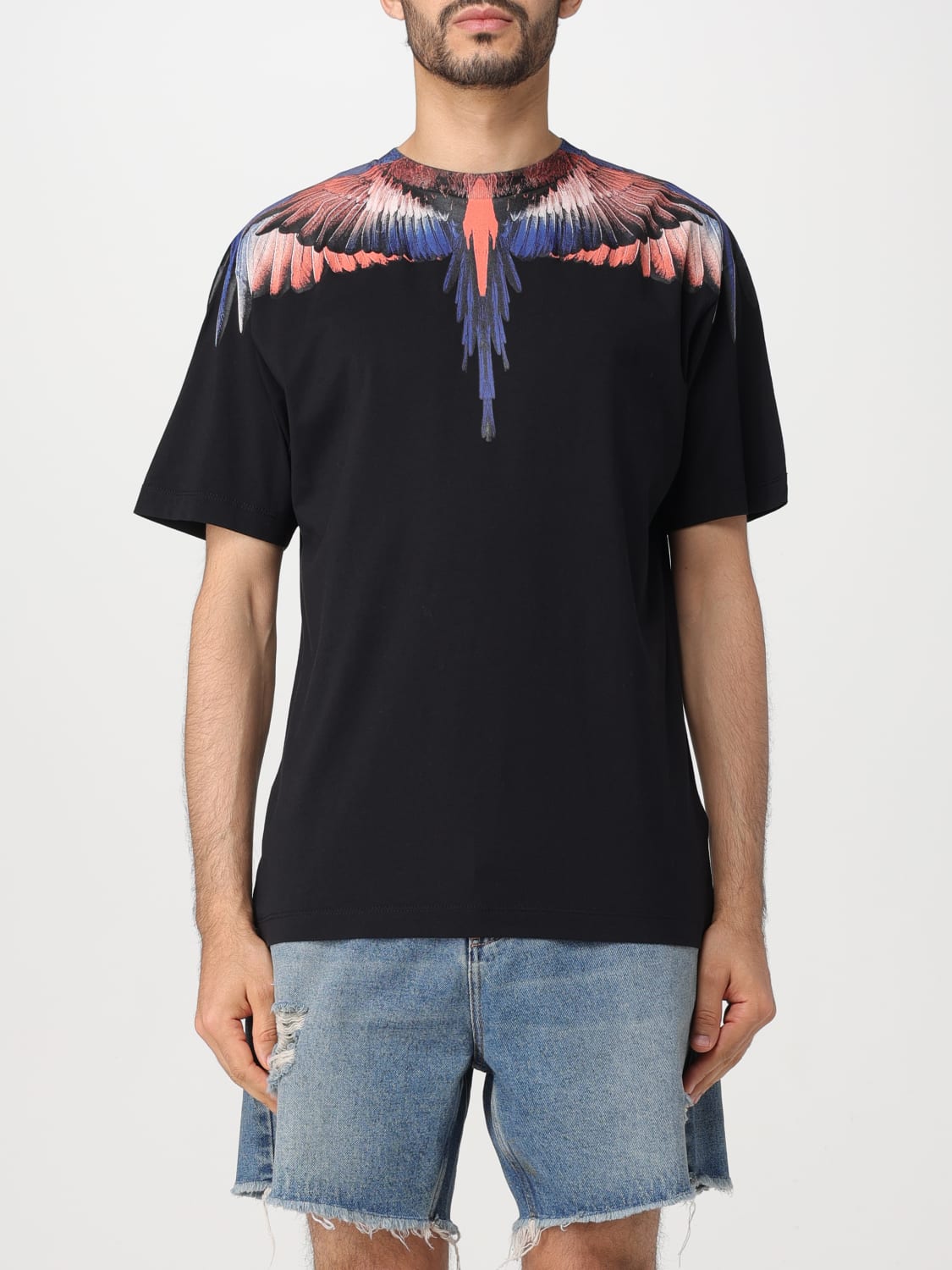 MARCELO BURLON COUNTY OF MILAN: T-shirt men - Black 2 | Marcelo Burlon ...