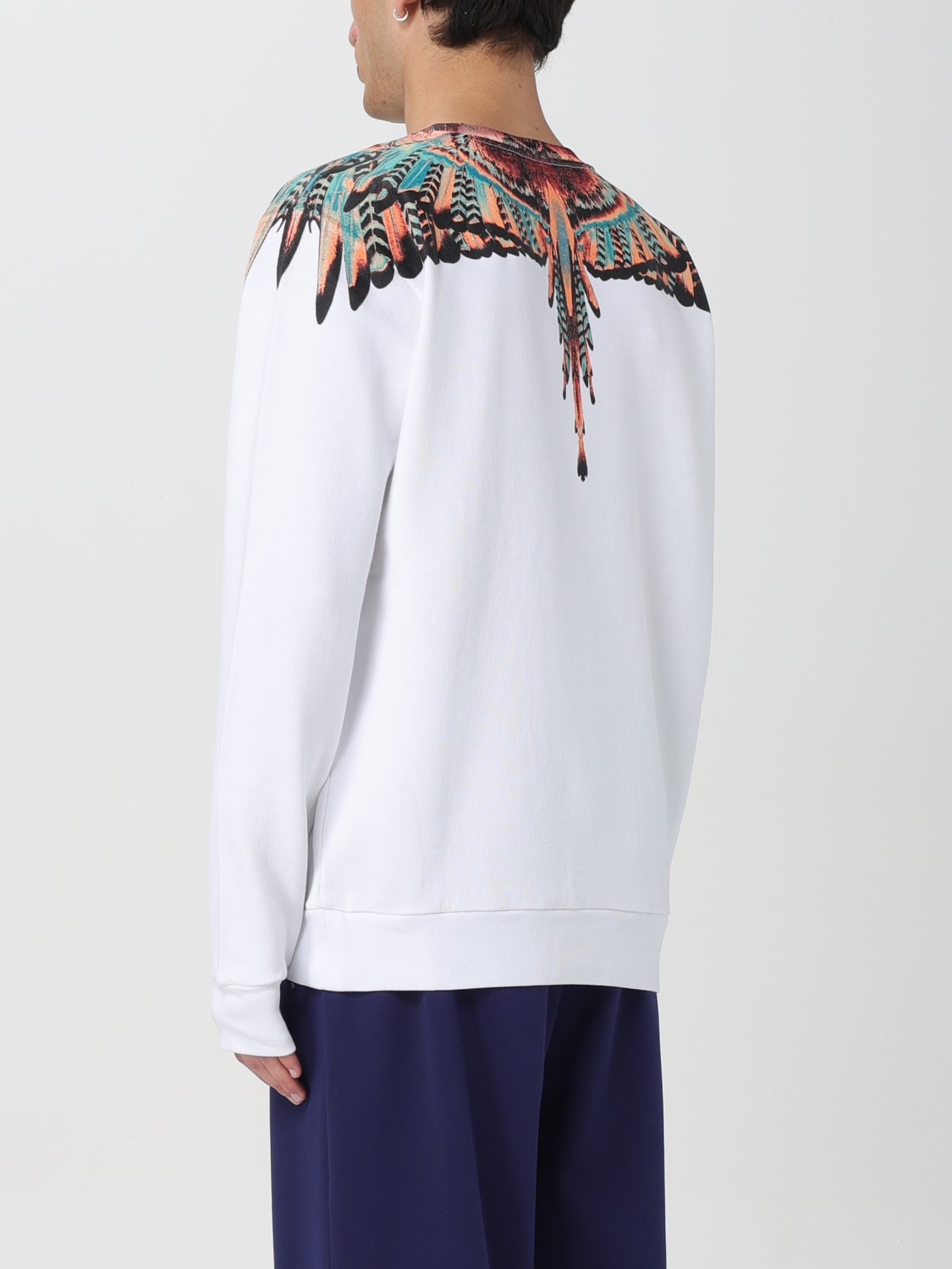 Marcelo Burlon County Of Milan Outlet: Sweatshirt men - White | Marcelo ...