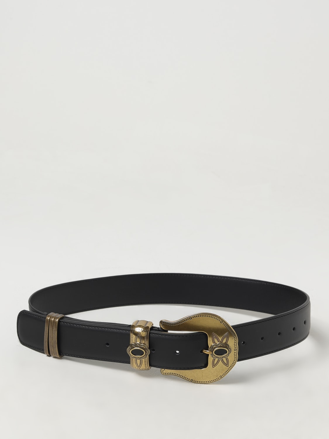 INAN: Belt woman - Black | Inan belt CTRY0W-VIT001-BK002 online at ...