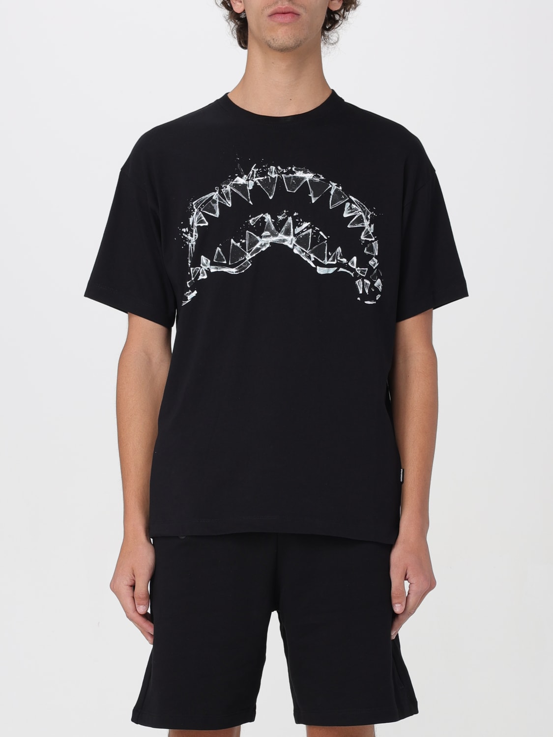 SPRAYGROUND: T-shirt men - Black | Sprayground t-shirt SP429 online at ...
