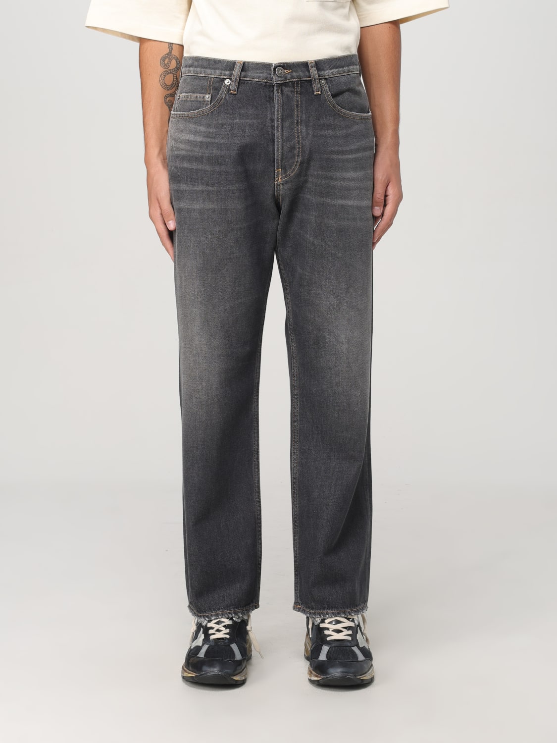 GOLDEN GOOSE: Jeans men - Black | Golden Goose jeans ...