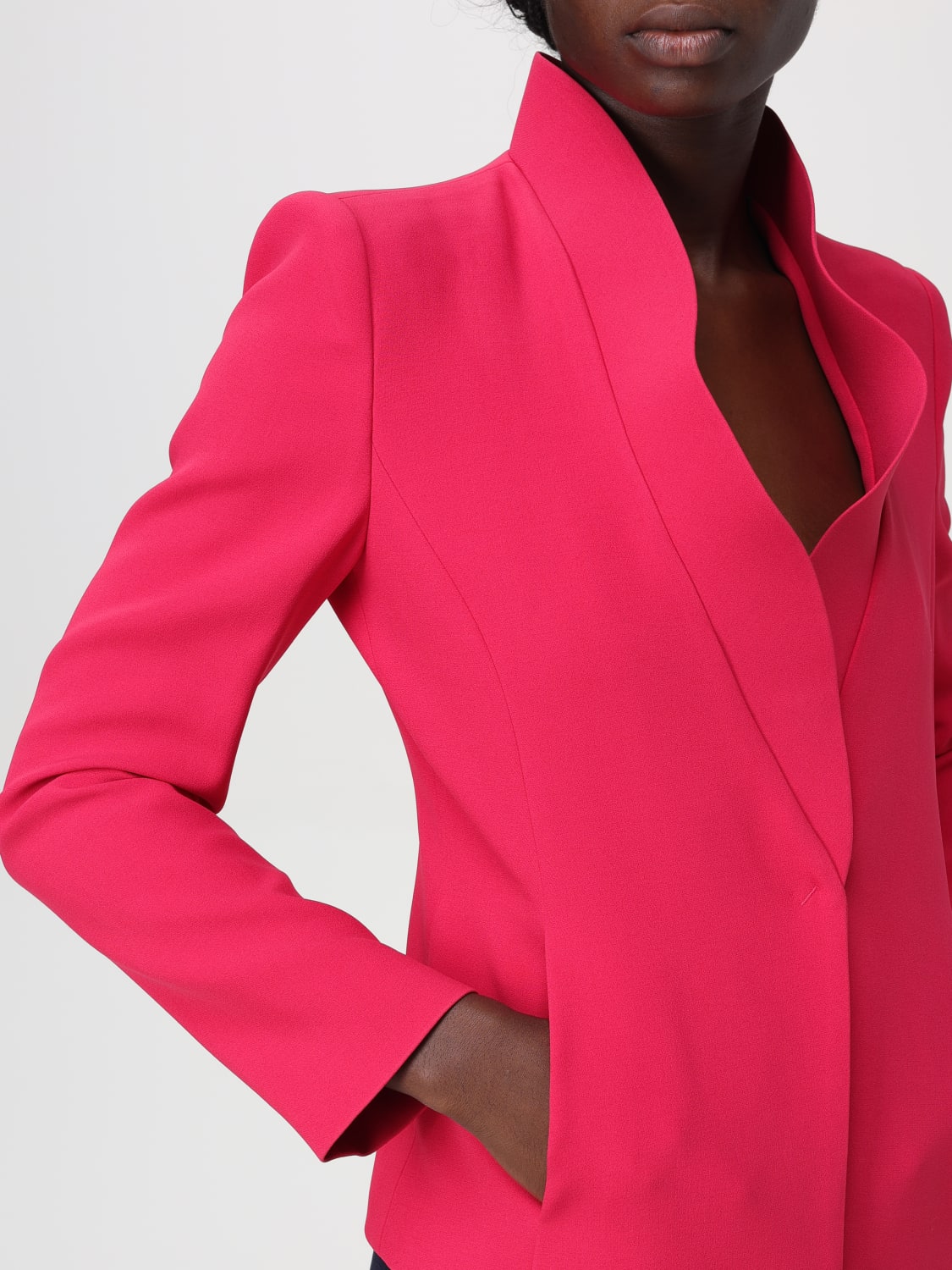 EMPORIO ARMANI: Blazer woman - Red | Emporio Armani blazer EMPORIO ARMANI: Blazer woman - Red | Emporio Armani blazer