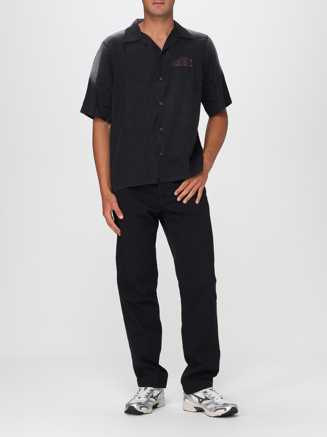 DIESEL: Pants men - Black | Diesel jeans A176850JQAL online at GIGLIO.COM