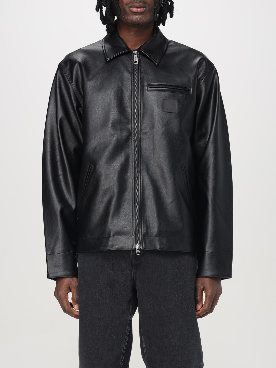 CARHARTT WIP: Jacket men - Black | Carhartt Wip jacket I034426 online ...