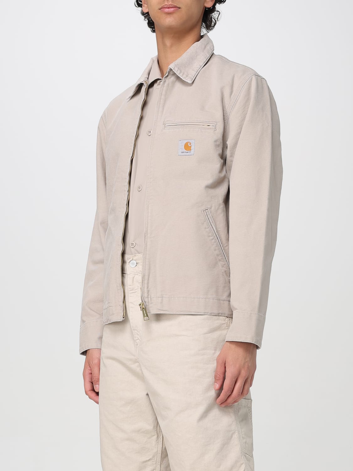 CARHARTT WIP: Jacket men - Beige | Carhartt Wip jacket I034819 online ...