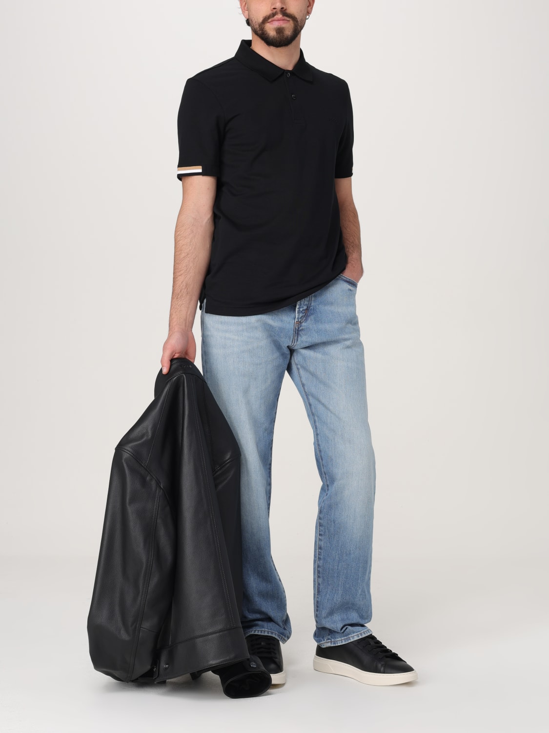 BOSS: Polo shirt men - Black | Boss polo shirt 50467113 online at ...