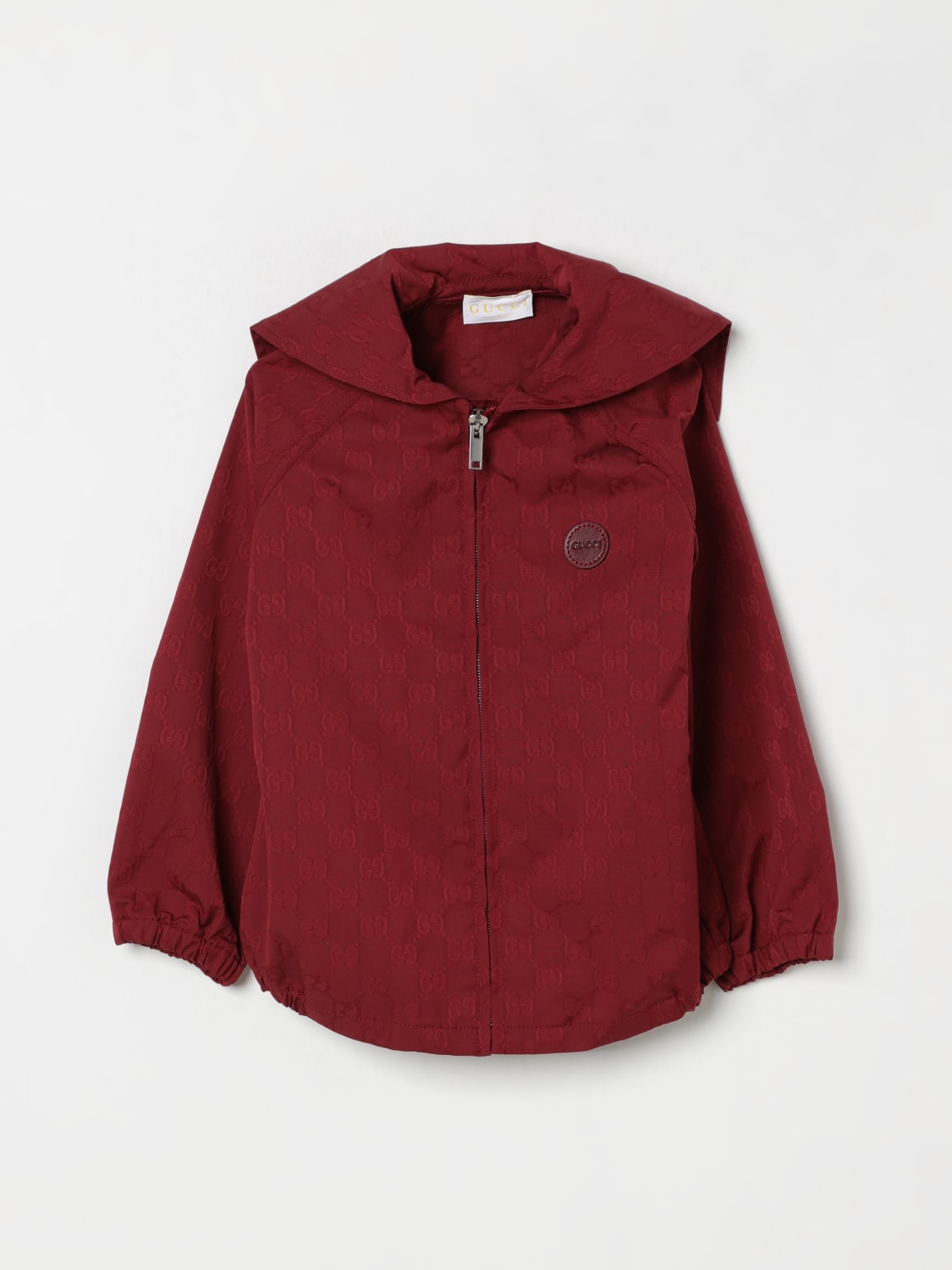 GUCCI: Jacket kids - Burgundy | Gucci jacket 804388 XWA27 online at ...