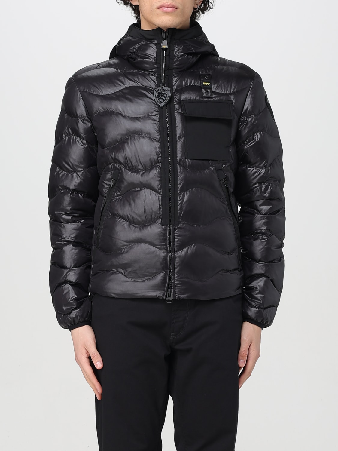 BLAUER: Jacket men - Black | Blauer jacket BLUC02231005958 online at ...