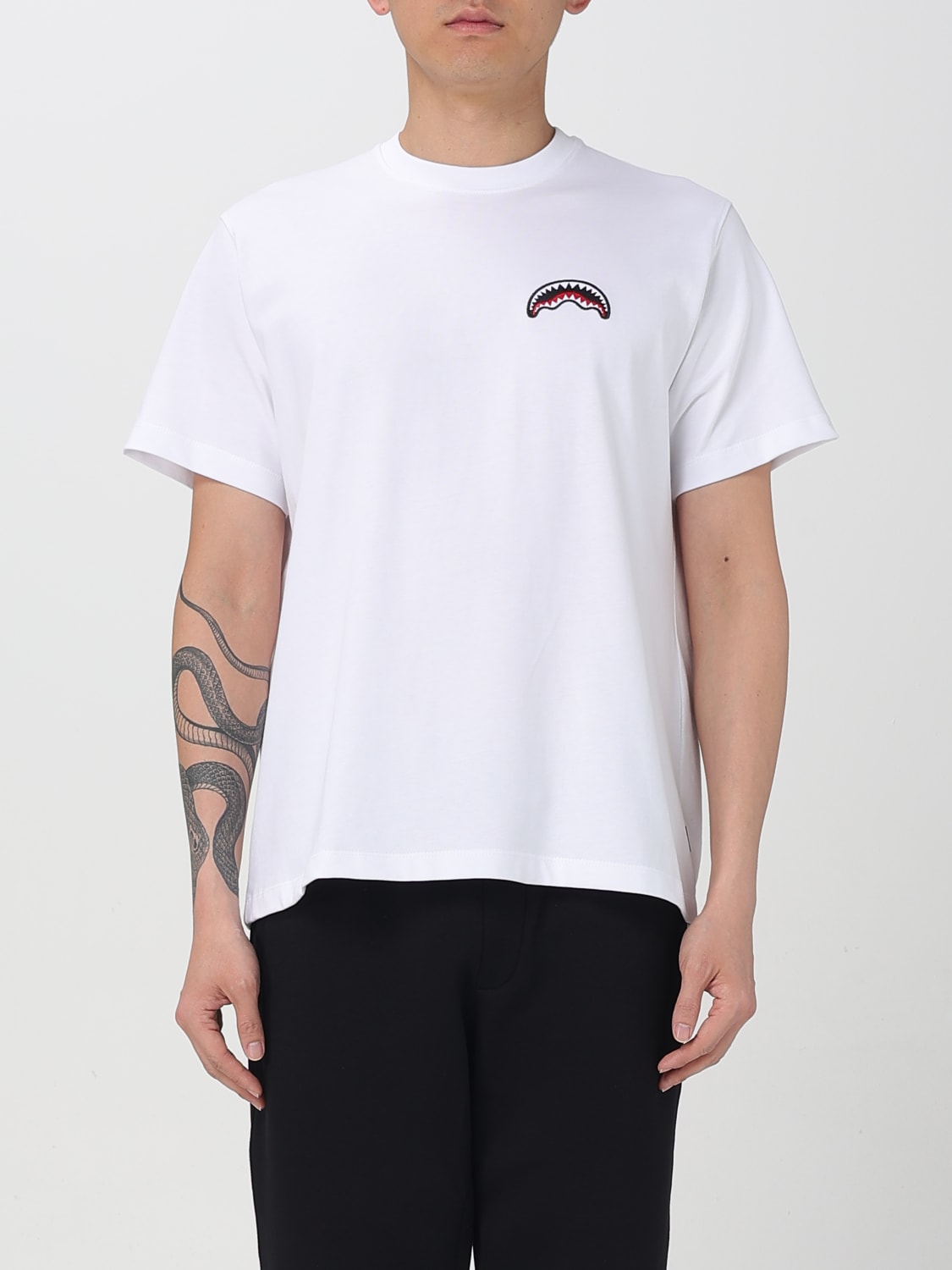 SPRAYGROUND: T-shirt men - White | Sprayground t-shirt SP731 online at ...