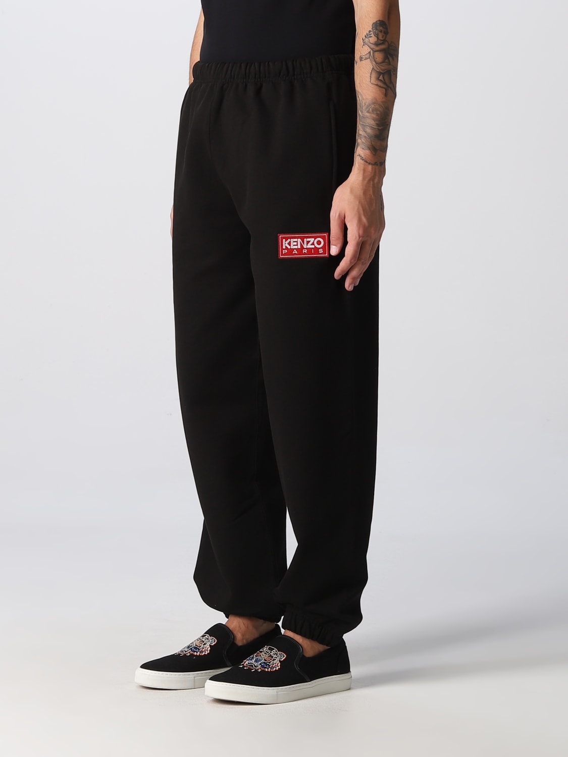 Kenzo Outlet: Pants men - Red | Kenzo pants FC65PA7954ME online at GIGLIO.COM