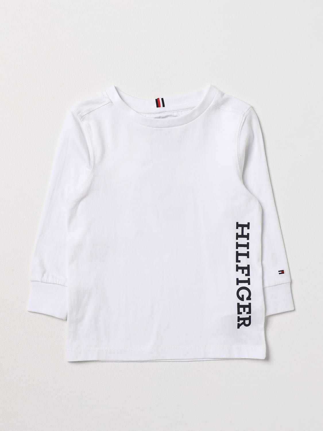 Tommy Hilfiger T Shirt In Stretch Cotton White Tommy Hilfiger T