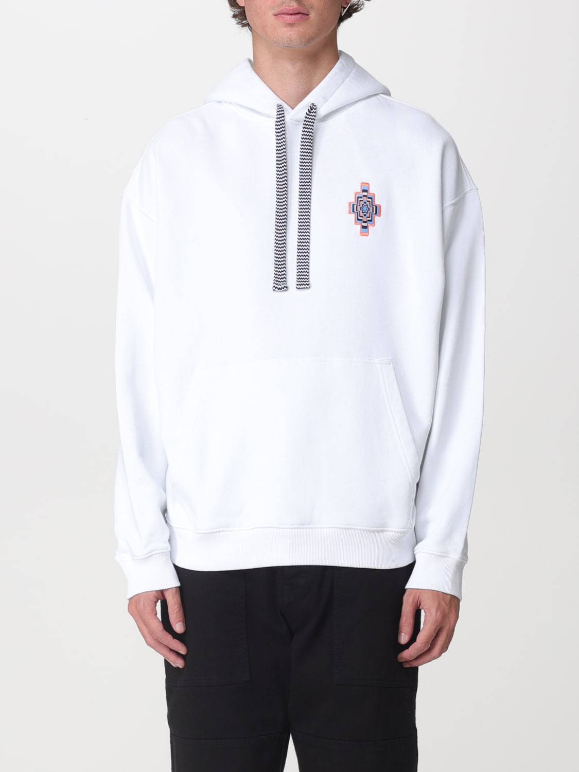 Marcelo Burlon County Of Milan Outlet: Sweatshirt men - White | Marcelo ...