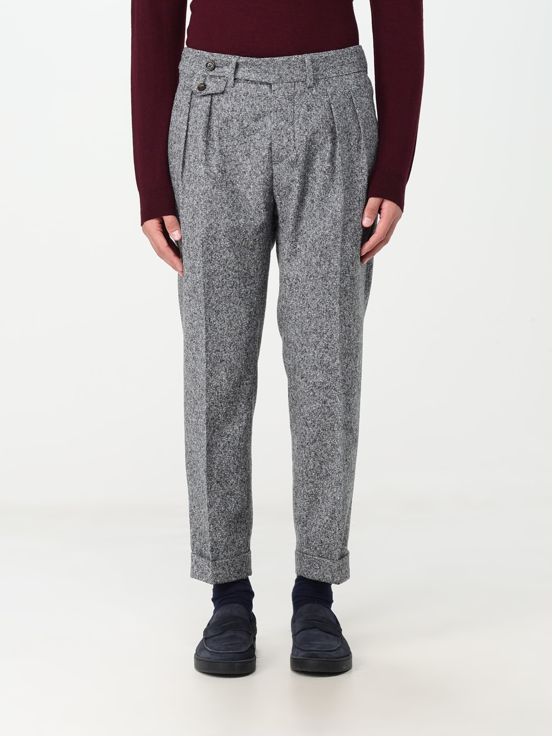 MANUEL RITZ: Pants men - Grey | Manuel Ritz pants 3532P1668233681 ...