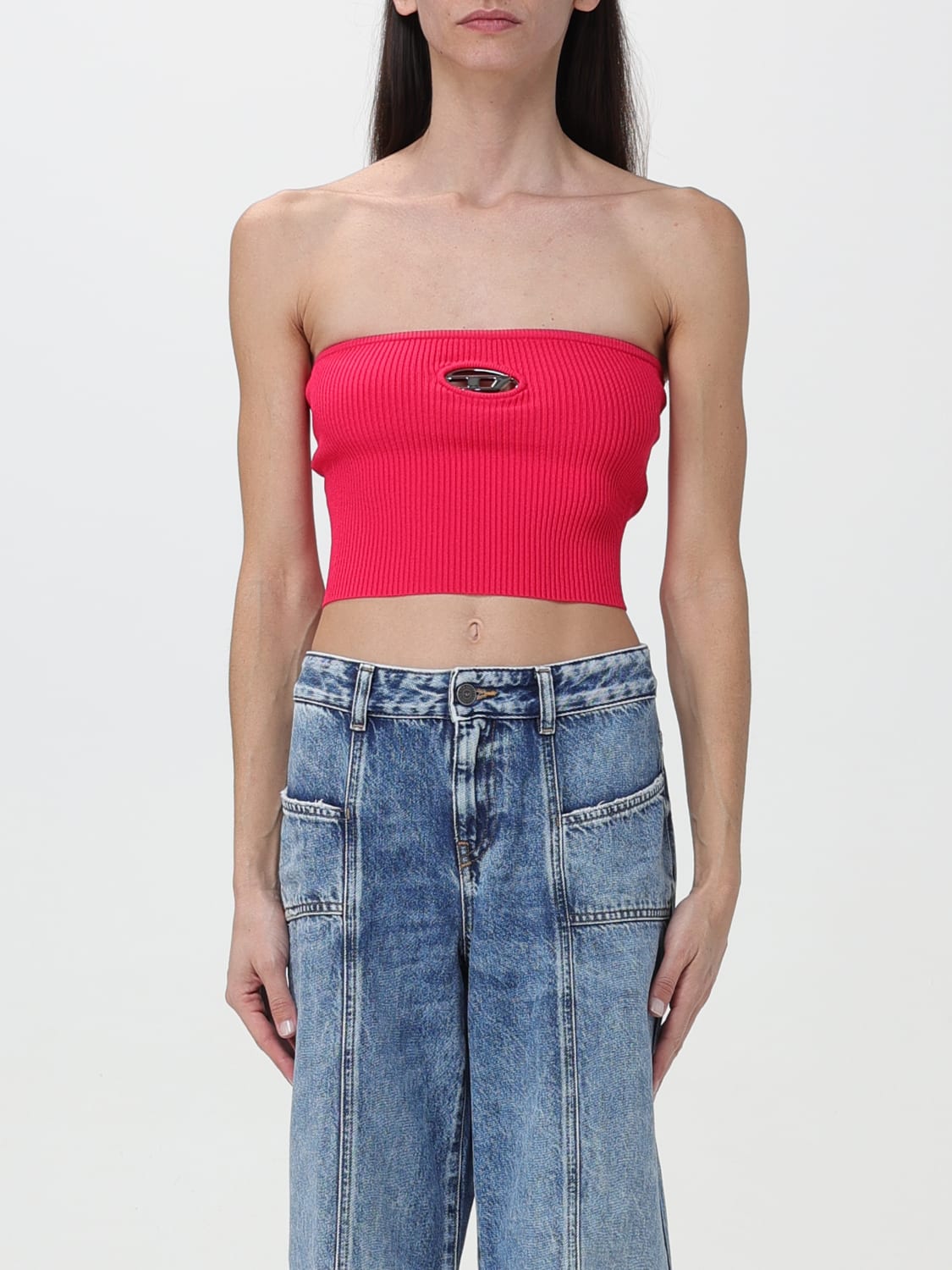 DIESEL: Top woman - Fuchsia | Diesel top A130190DLAX online at GIGLIO.COM