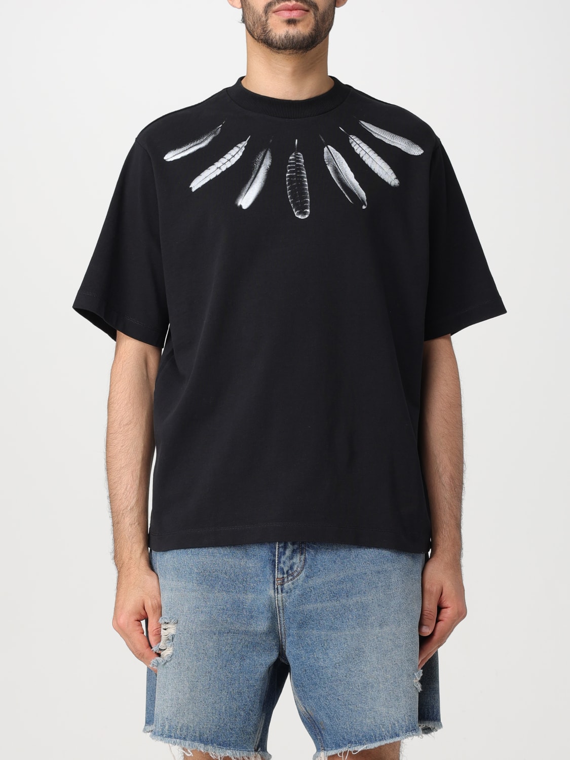 MARCELO BURLON COUNTY OF MILAN: T-shirt men - Black | Marcelo Burlon ...