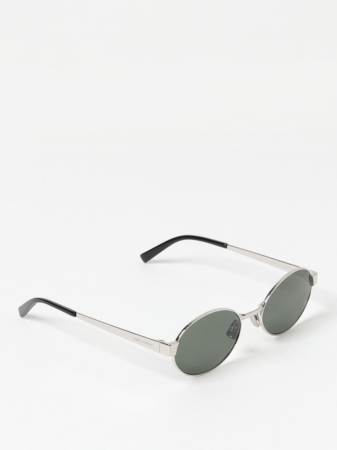 SAINT LAURENT: Sunglasses woman - Silver | Saint Laurent sunglasses ...