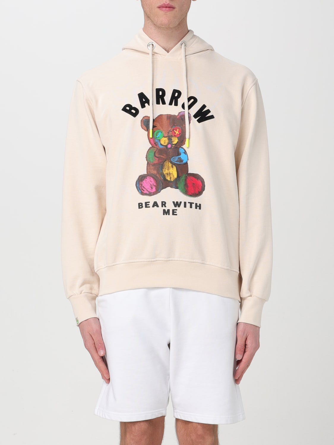 BARROW: Sweatshirt men - Beige | Barrow sweatshirt S4BWUAHS048 online ...