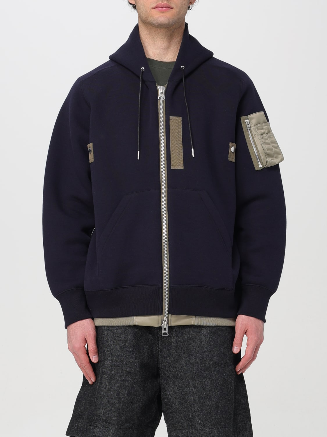SACAI:セーター メンズ - ブルー | GIGLIO.COMオンラインの SACAI:セーター メンズ - ブルー | GIGLIO.COMオンラインの