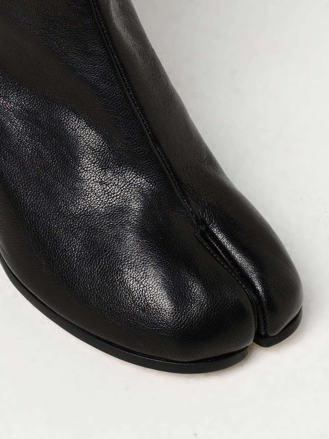 MAISON MARGIELA: Flat ankle boots woman - Black | Maison Margiela boots ...
