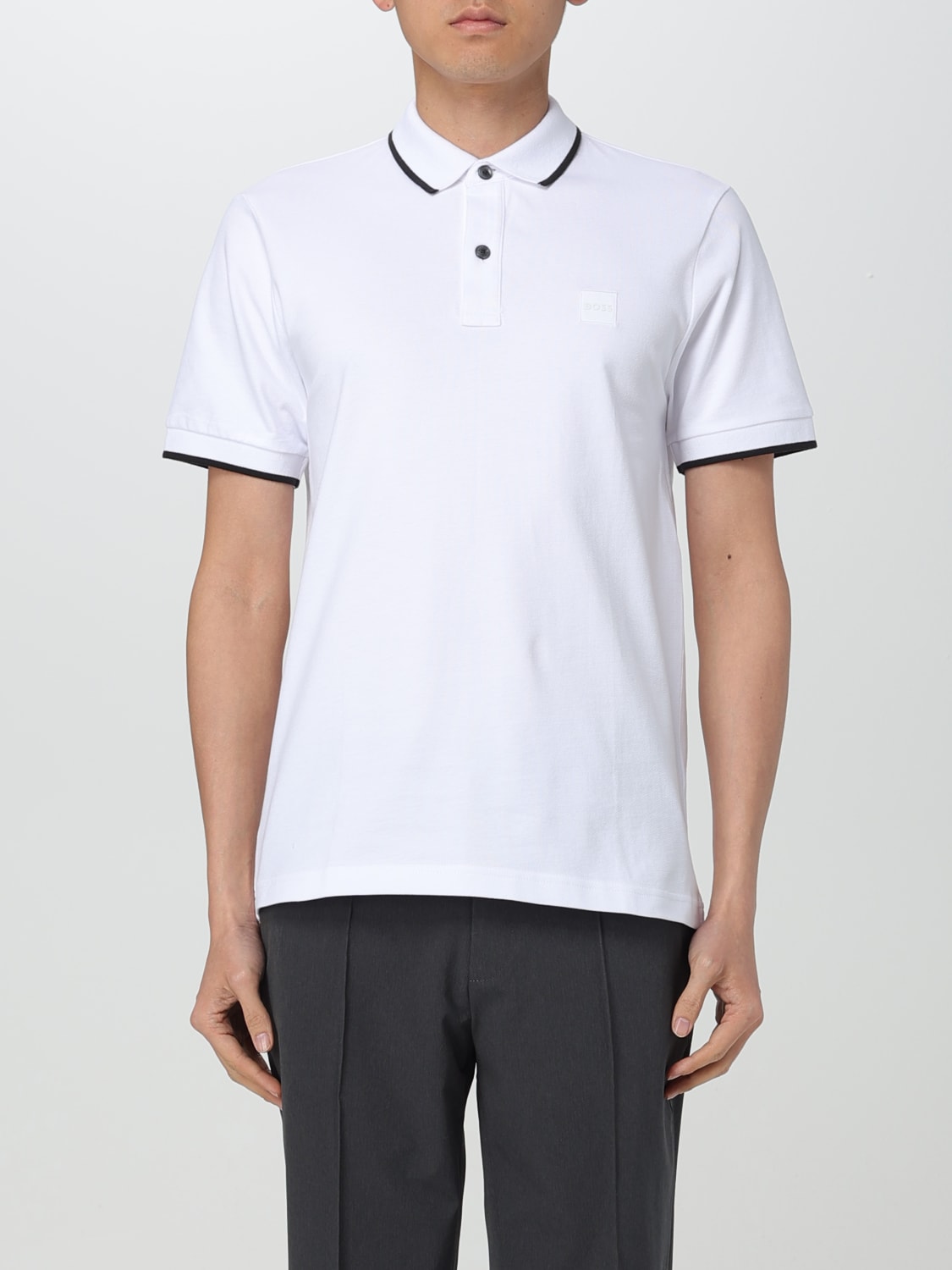 Boss Outlet: Polo shirt men - White | Boss polo shirt 50507699 online ...