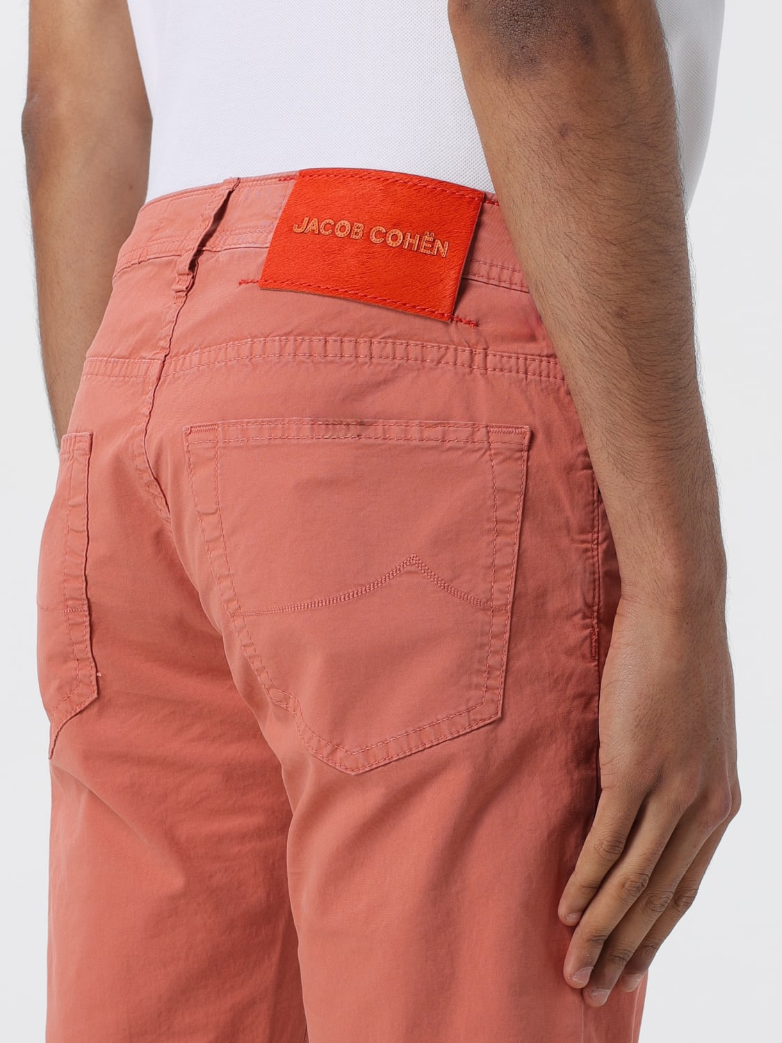 Jacob Cohen Outlet: Jeans men - Orange | Jacob Cohen pants UQE0636S2544 ...