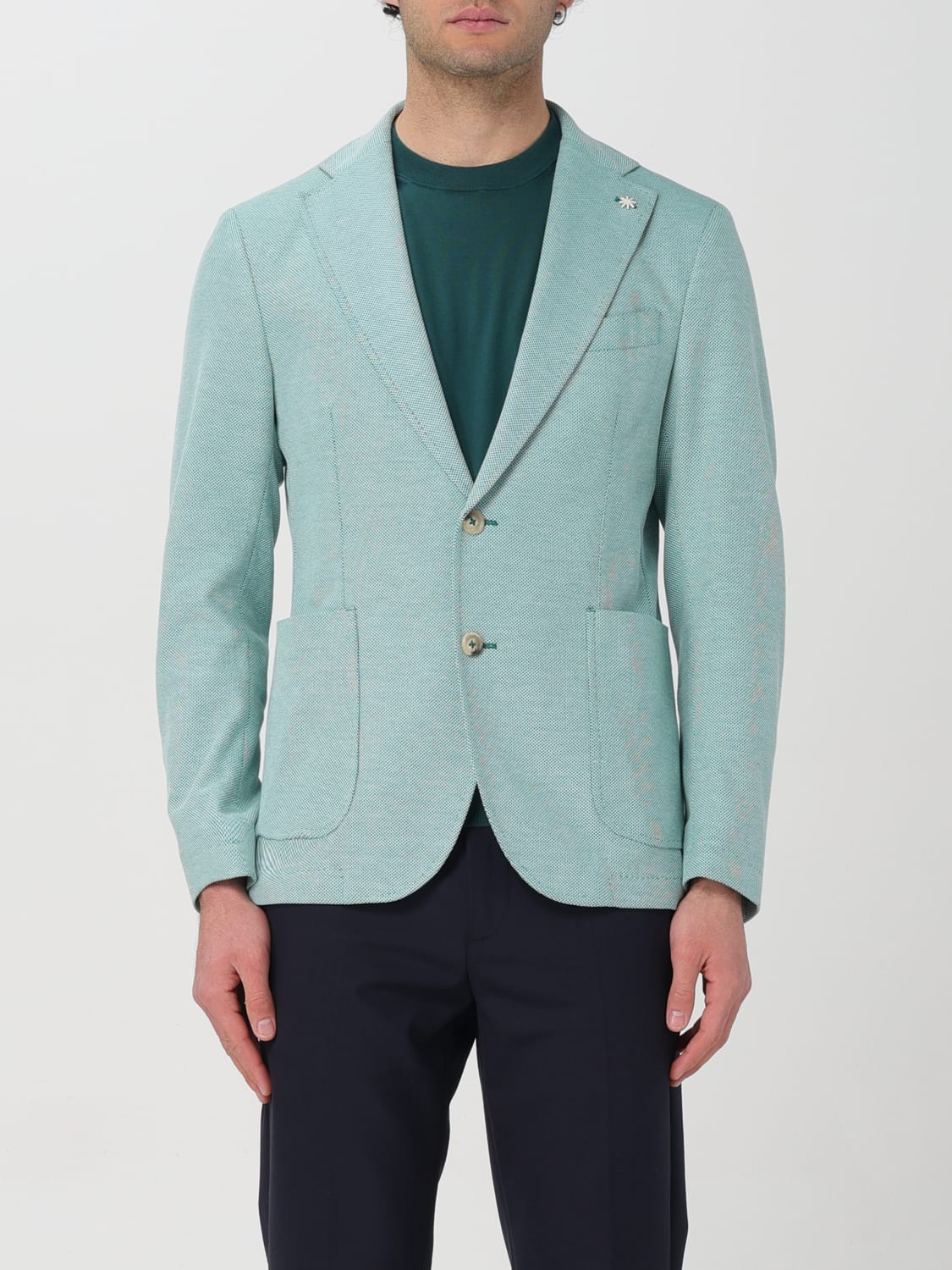 MANUEL RITZ: Blazer men - Green | Manuel Ritz blazer 3632G2728M243301 ...