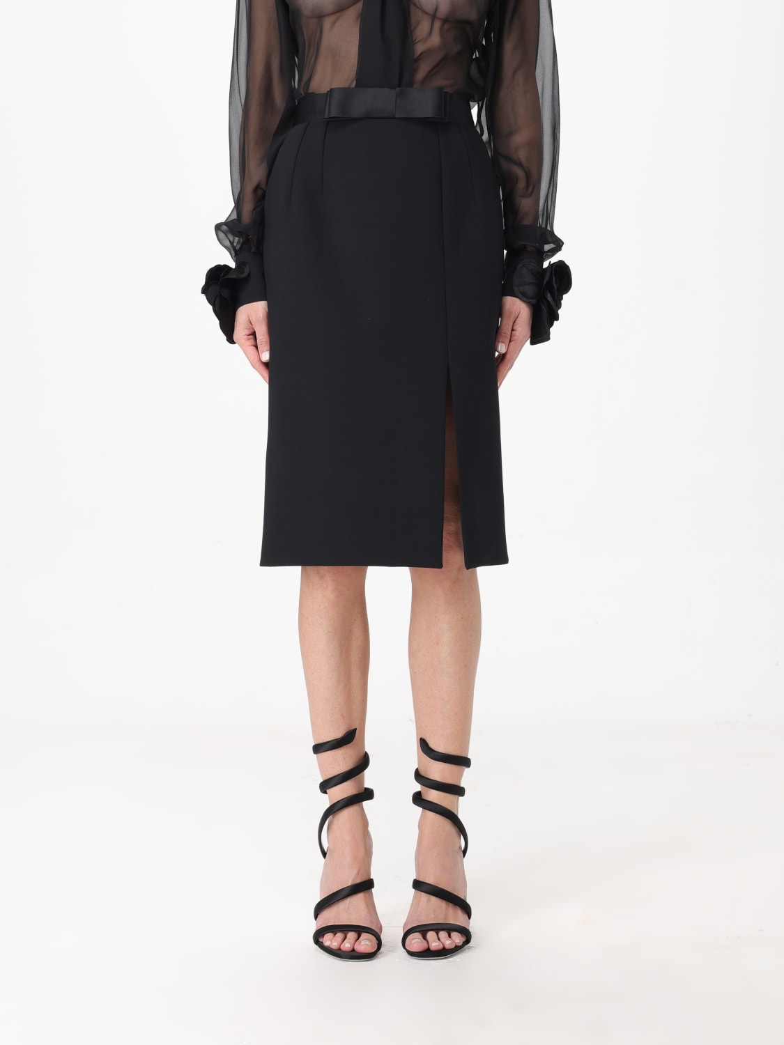 Dolce And Gabbana Skirt Woman Black Dolce And Gabbana Skirt