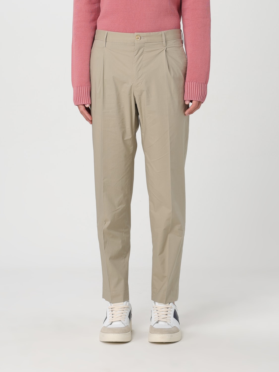 INCOTEX: Pants men - Beige | Incotex pants ZR541W9208A online at GIGLIO.COM