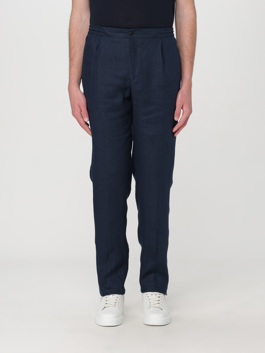 KITON: Pants men - Blue | Kiton pants UPN01H088381600G online at GIGLIO.COM
