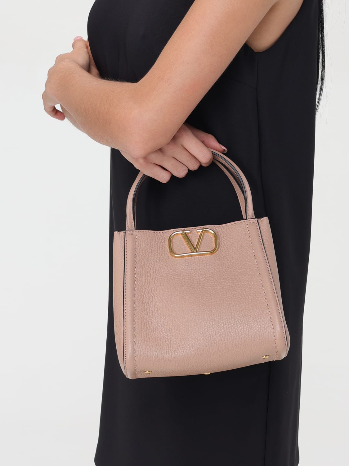 VALENTINO GARAVANI: Shoulder bag woman - Beige | Valentino VALENTINO GARAVANI: Shoulder bag woman - Beige | Valentino