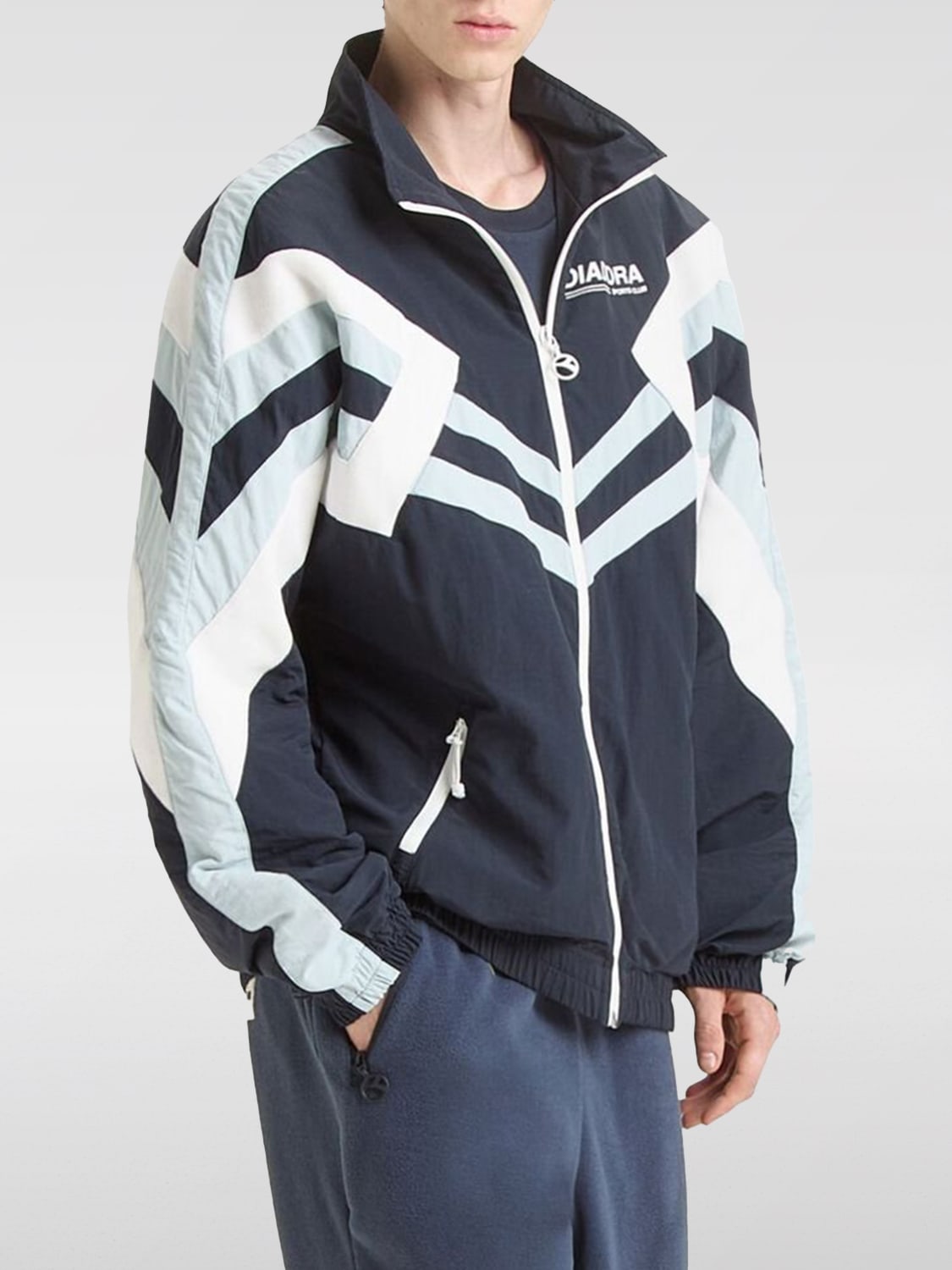 DIADORA Sweat men Navy Diadora sweatshirt 502180973 online at GIGLIO.COM